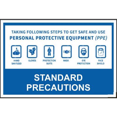 Standard Precautions Signage - Sign Board Manufacturer & Supplier ...